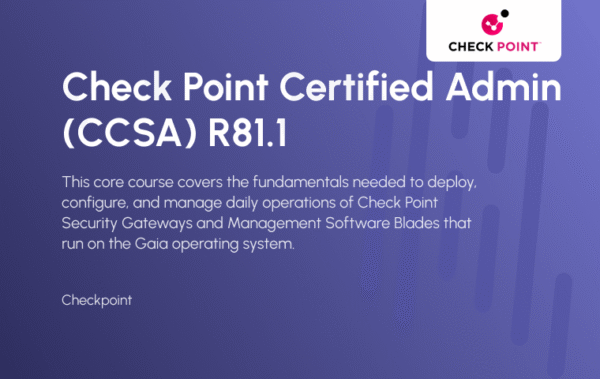 Check Point Cyber Security Administrator (CCSA) - Datacipher