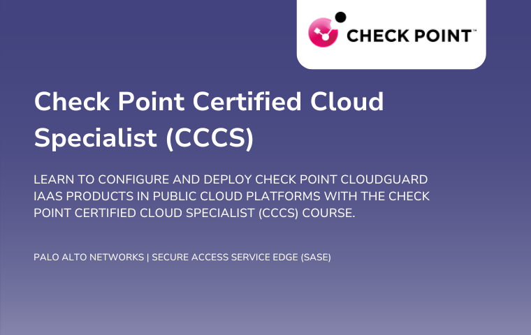 Check Point Certified Cloud Specialist (CCCS) - DataCipher